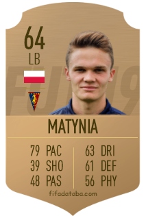 Hubert Matynia FIFA 19 Rating, Card, Price