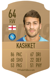 Scott Kashket FIFA 19 Spieler-Statistik, Card, Preis