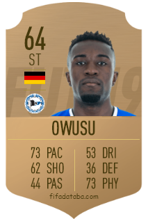 Prince Osei Owusu FIFA 19 Rating, Card, Price
