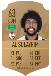 Abdulmajeed Al Sulayhim FIFA 19 Rating, Card, Price