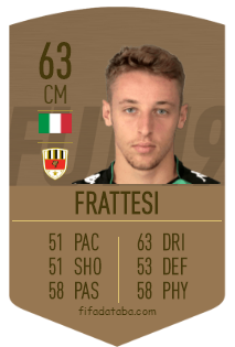 Davide Frattesi FIFA 19 Rating, Card, Price