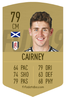 Tom Cairney FIFA 19 Rating, Card, Price