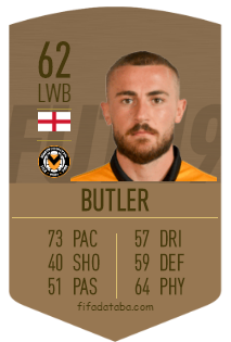 Dan Butler FIFA 19 Rating, Card, Price