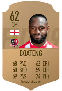 Hiram Boateng FIFA 19 Rating, Card, Price