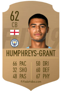 Cameron Humphreys-Grant FIFA 19 Rating, Card, Price
