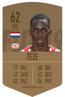 Jordan Teze FIFA 19 Rating, Card, Price