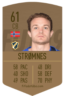 Steinar Ryen Strømnes FIFA 19 Rating, Card, Price