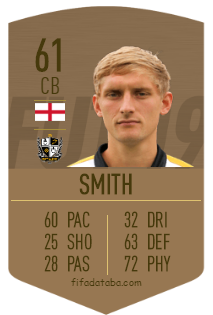 Nathan Smith FIFA 19 Rating, Card, Price