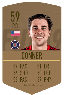 Drew Conner FIFA 19 Rating, Card, Price