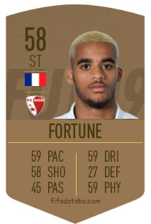 Yassin Fortune FIFA 19 Rating, Card, Price