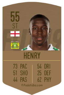 Korrey Henry FIFA 19 Rating, Card, Price