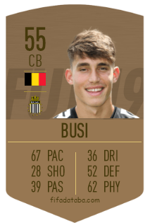 Maxime Busi FIFA 19 Rating, Card, Price