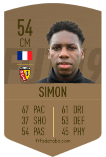Nsana Simon FIFA 19 Rating, Card, Price