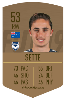 Nicholas Sette FIFA 19 Rating, Card, Price