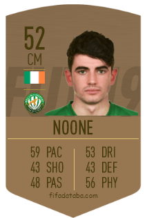 Darragh Noone FIFA 19 Rating, Card, Price