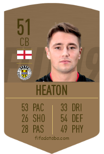 Josh Heaton FIFA 19 Rating, Card, Price