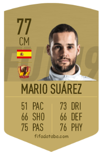 Mario Suárez Mata FIFA 19 Rating, Card, Price