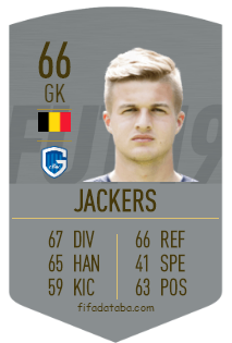 Nordin Jackers FIFA 19 Rating, Card, Price