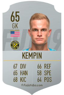 Jon Kempin FIFA 19 Spieler-Statistik, Card, Preis
