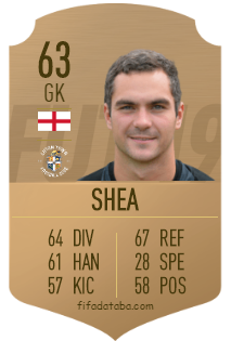 James Shea FIFA 19 Rating, Card, Price