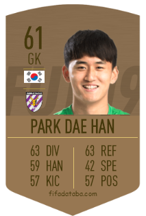 Dae Han Park FIFA 19 Rating, Card, Price