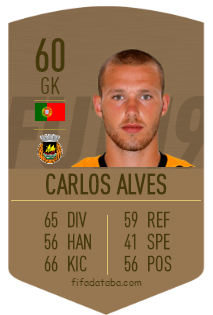 Carlos Reinaldo Moreira Alves FIFA 19 Rating, Card, Price