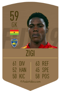 Lawrence Ati Zigi FIFA 19 Rating, Card, Price