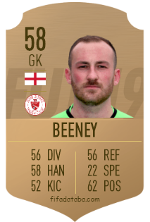 Mitchell Beeney FIFA 19 Rating, Card, Price