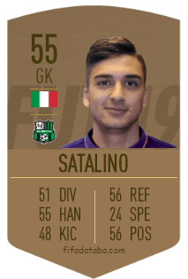 Giacomo Satalino FIFA 19 Rating, Card, Price