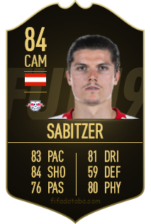 Marcel Sabitzer FIFA 19 Rating, Card, Price