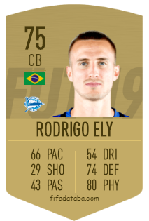 Rodrigo Ely FIFA 19 Rating, Card, Price