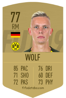 Marius Wolf FIFA 19 Rating, Card, Price