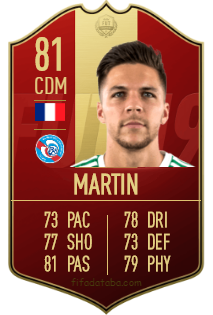 Jonas Martin FIFA 19 Rating, Card, Price