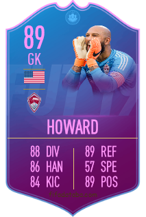 Tim Howard FIFA 19 Rating, Card, Price