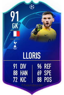 Hugo Lloris FIFA 19 Rating, Card, Price