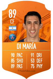 Ángel Di María FIFA 19 Rating, Card, Price