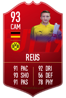 Marco Reus FIFA 19 Rating, Card, Price