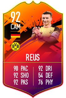 Marco Reus FIFA 19 Rating, Card, Price