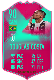 Douglas Costa de Souza FIFA 19 Rating, Card, Price