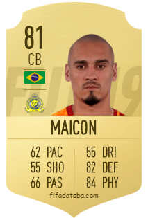 Maicon Pereira Roque FIFA 19 Rating, Card, Price