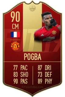 Paul Pogba FIFA 19 Rating, Card, Price
