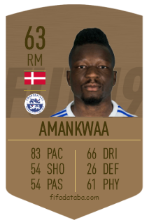 Danny Amankwaa FIFA 19 Rating, Card, Price