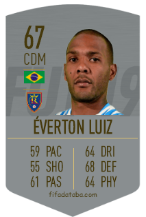 Éverton Luiz Guimarães Bilher FIFA 19 Rating, Card, Price