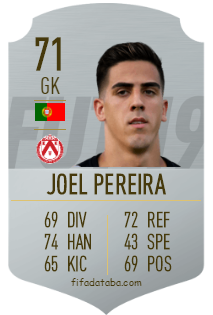 Joel Castro Pereira FIFA 19 Rating, Card, Price