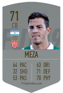 Fernando Meza FIFA 19 Rating, Card, Price