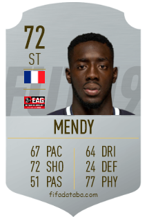 Alexandre Mendy FIFA 19 Rating, Card, Price