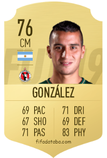 Diego González FIFA 19 Rating, Card, Price