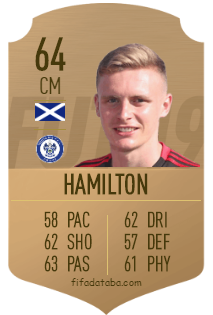 Ethan Hamilton FIFA 19 Rating, Card, Price