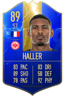 Sébastien Haller FIFA 19 Rating, Card, Price