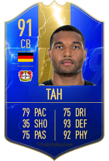 Jonathan Tah FIFA 19 Rating, Card, Price